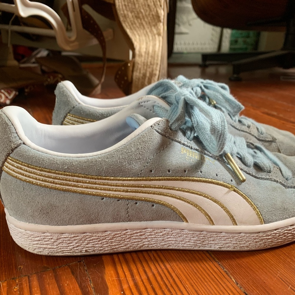 Puma Suede Light Blue Sneaker - Gem